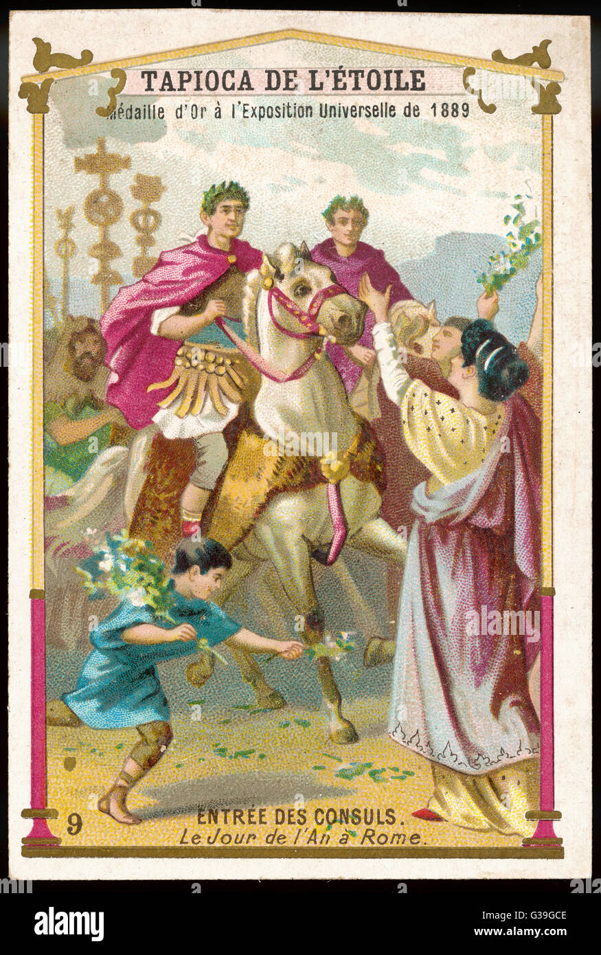 Ancient Roman New Year Stock Photo - Alamy
