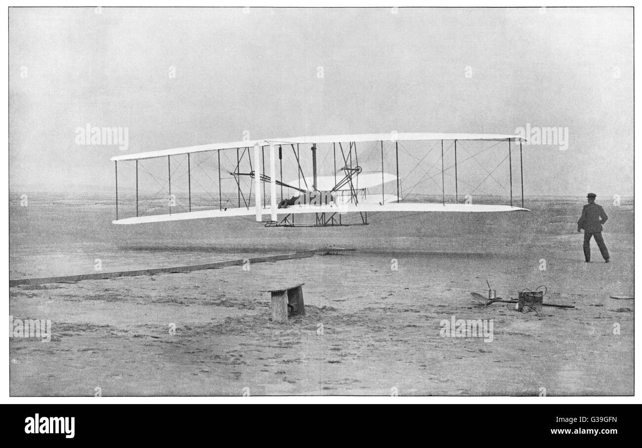 Wright brother flight hi-res stock photography and images - Alamy