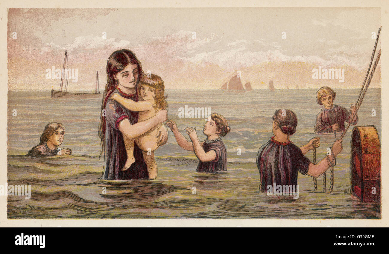 With some bathers hi-res stock photography and images - Alamy