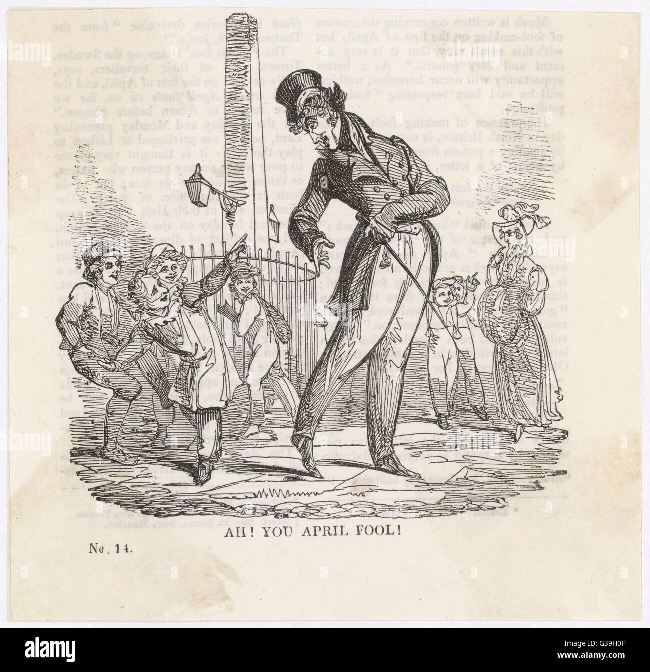 Customs - 1st April - Fool Stock Photo - Alamy