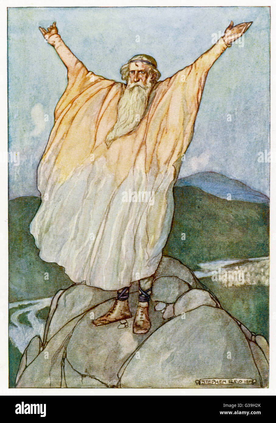 DRUID SENCHA/BATTLE SIGN Stock Photo - Alamy