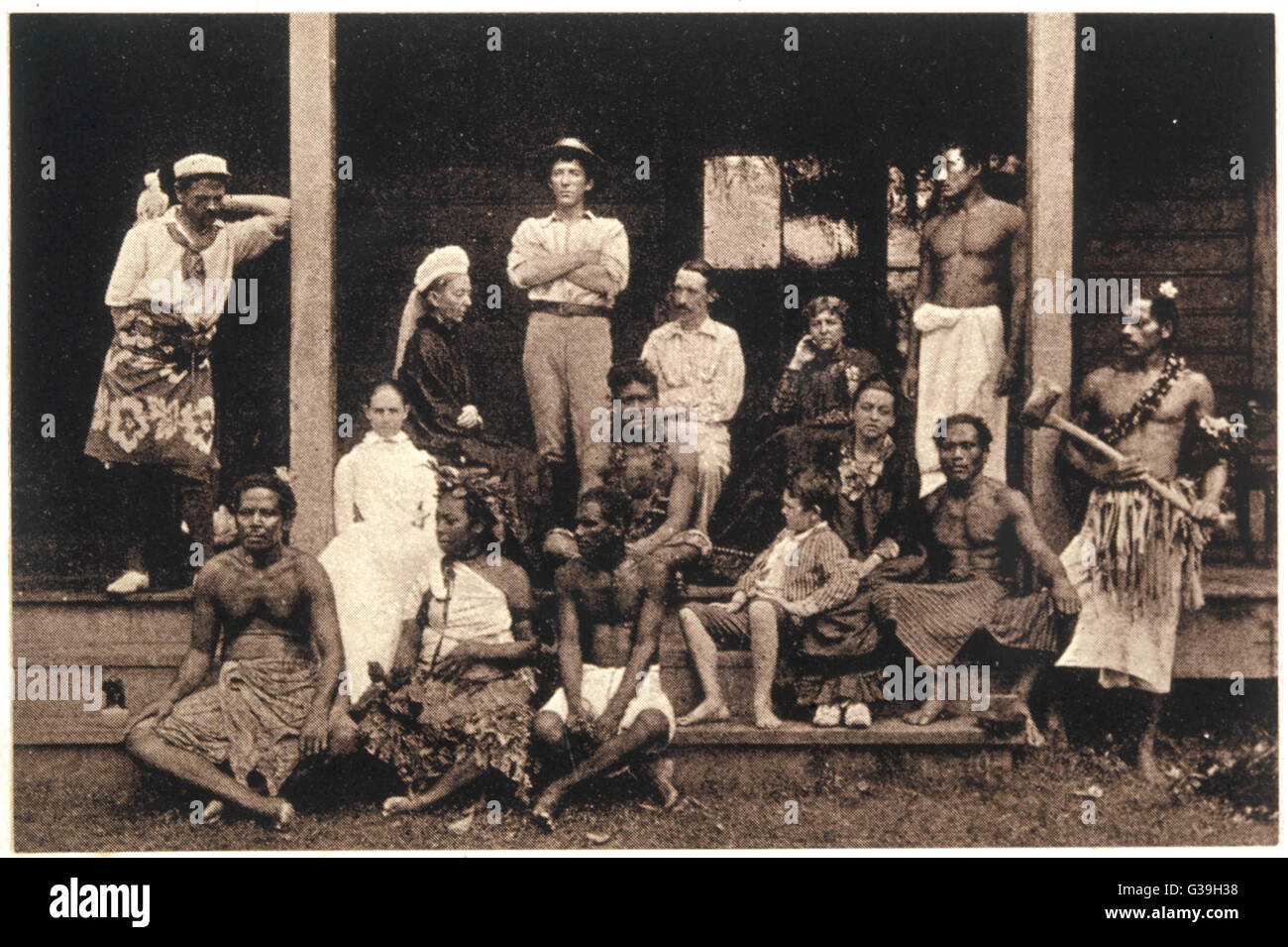 Stevenson family vailima hi-res stock photography and images - Alamy