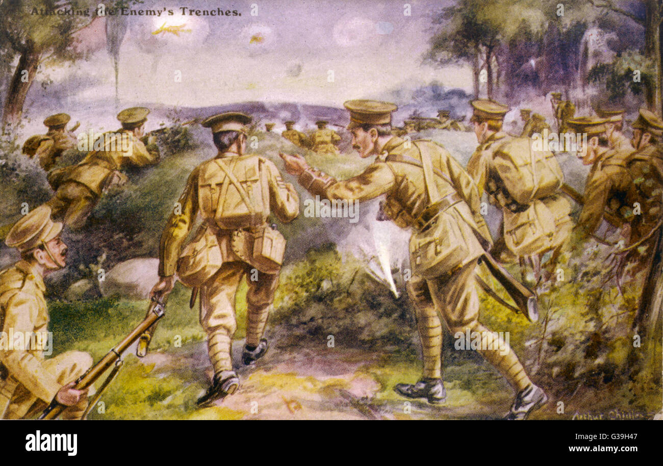 Enemy trenches hi-res stock photography and images - Alamy