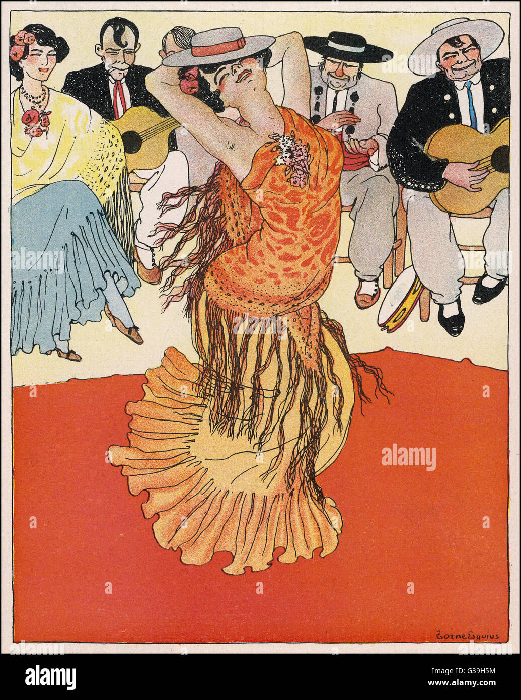 Flamenco Dancer - Music Stock Photo - Alamy