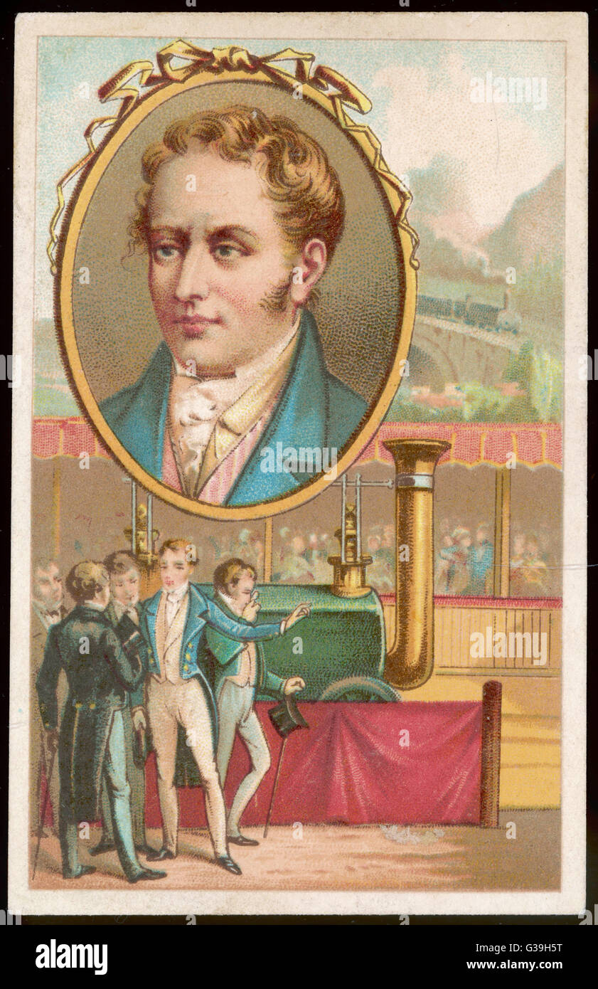 George stephenson engine hi-res stock photography and images - Alamy