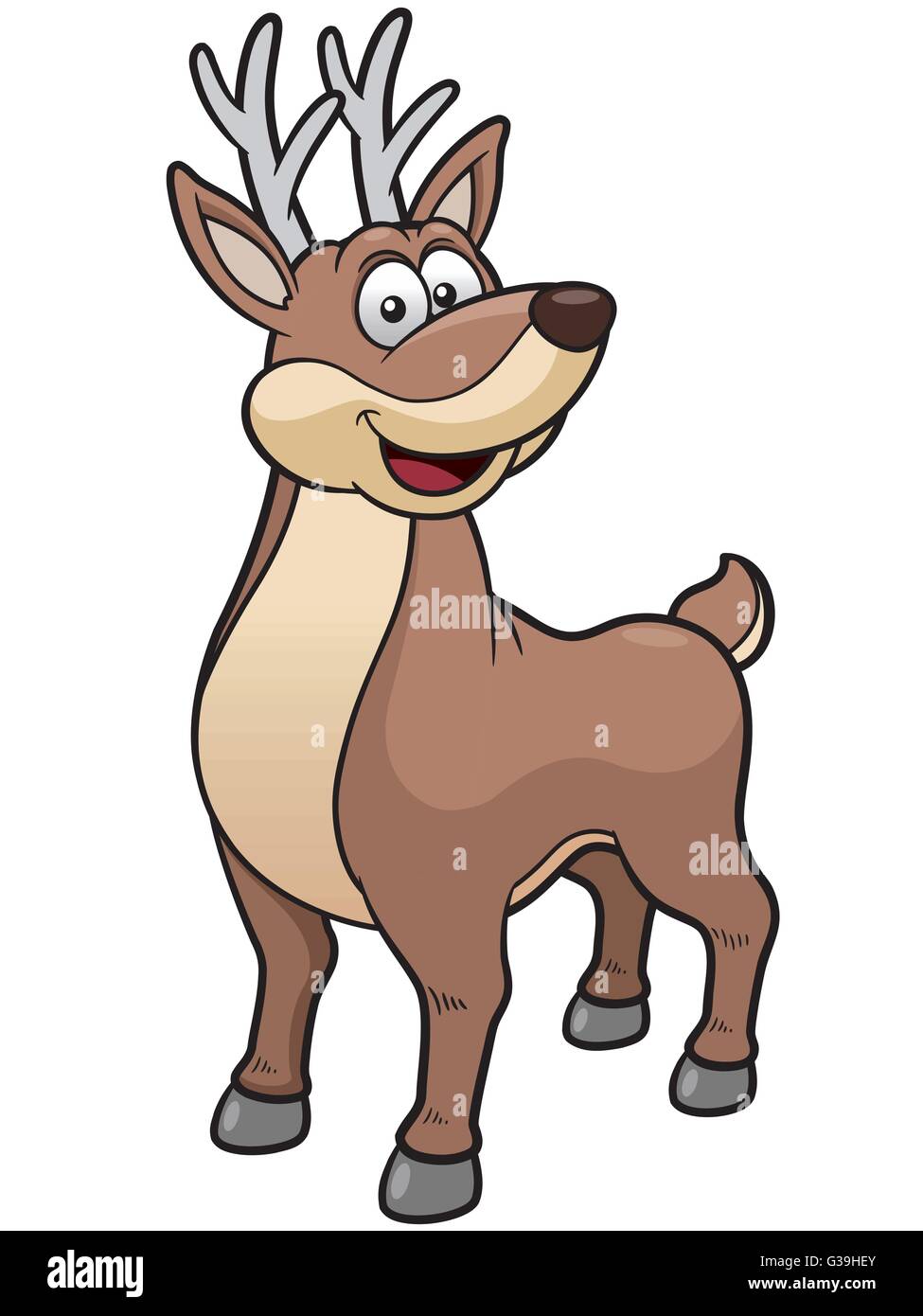 Cartoon stag hi-res stock photography and images - Alamy
