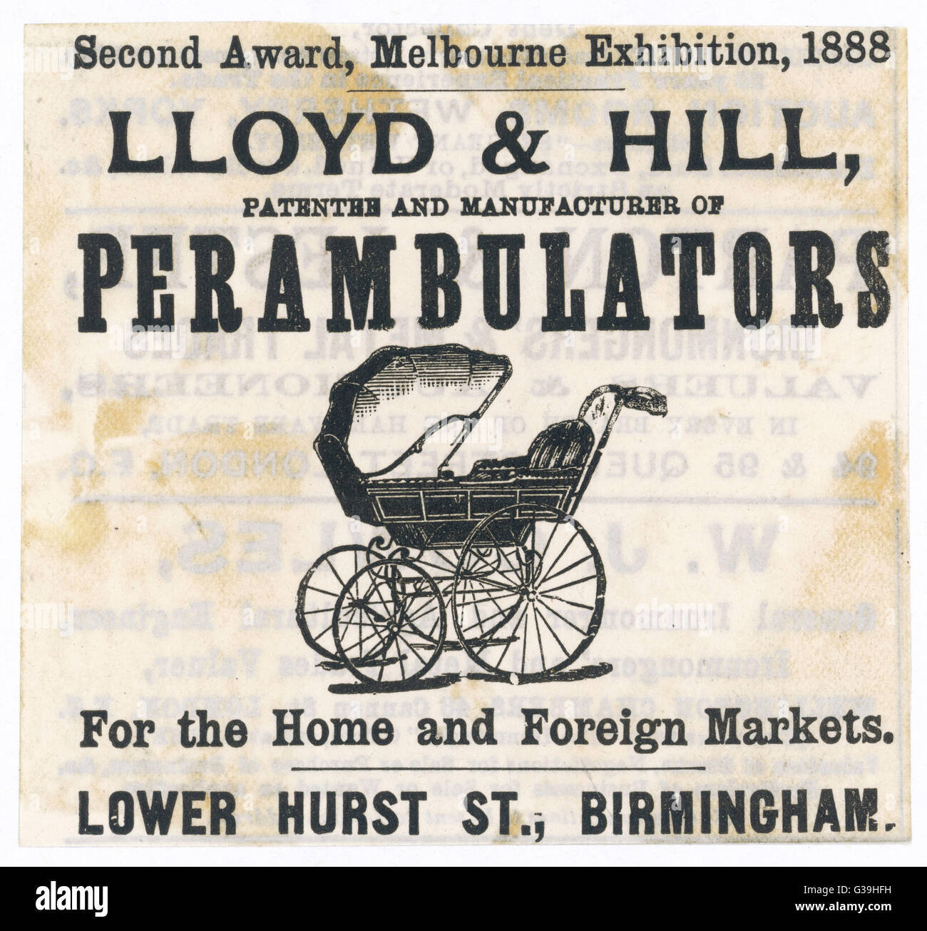 A typical late victorian perambulator hi-res stock photography and ...