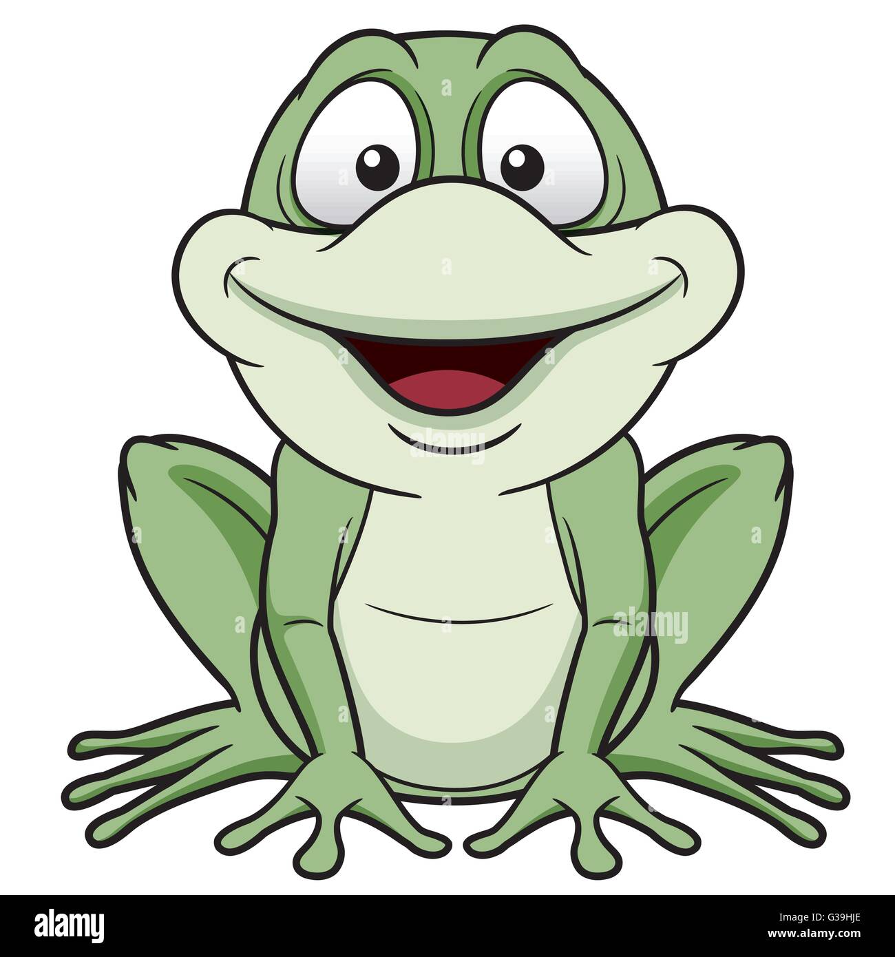 Cartoon frog Cut Out Stock Images & Pictures - Alamy