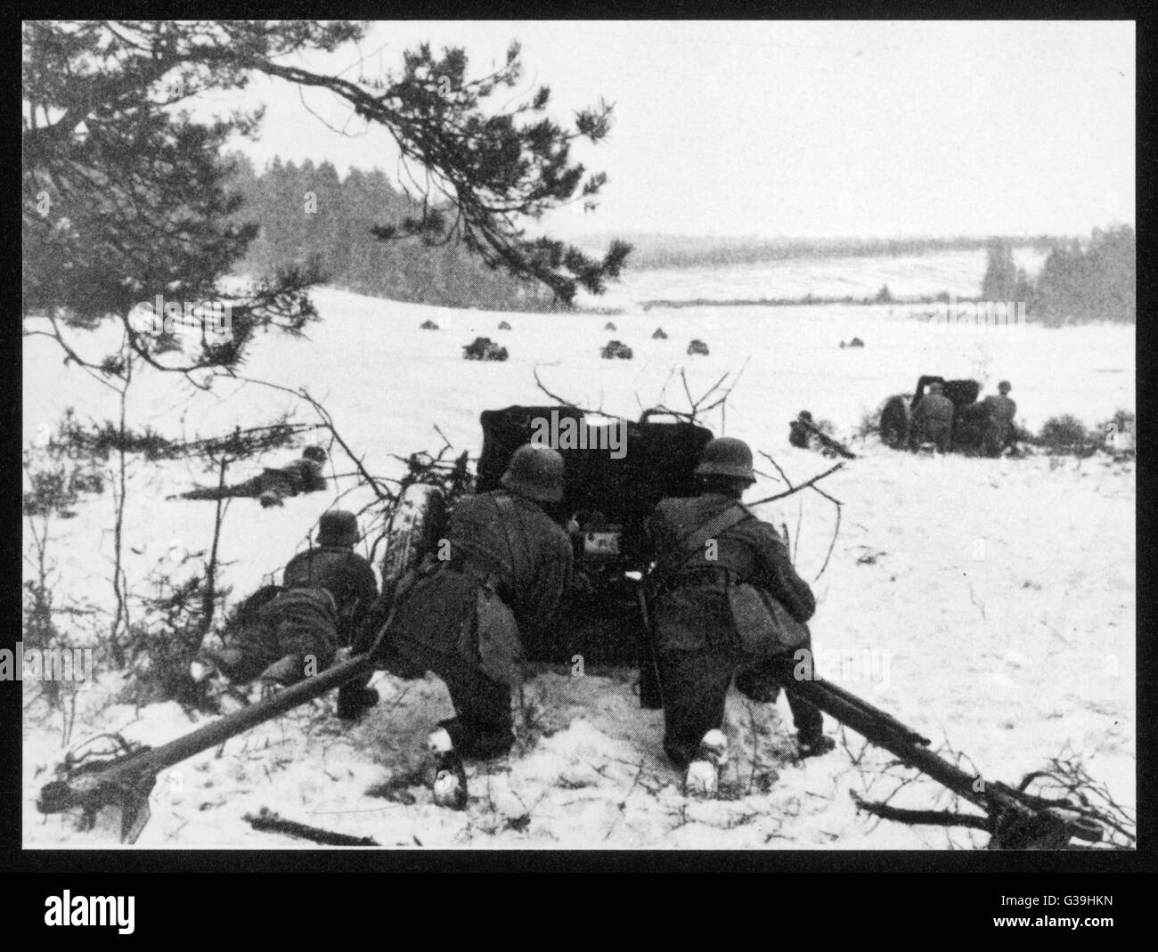 GERMAN ANTI-TANK GUN Stock Photo - Alamy