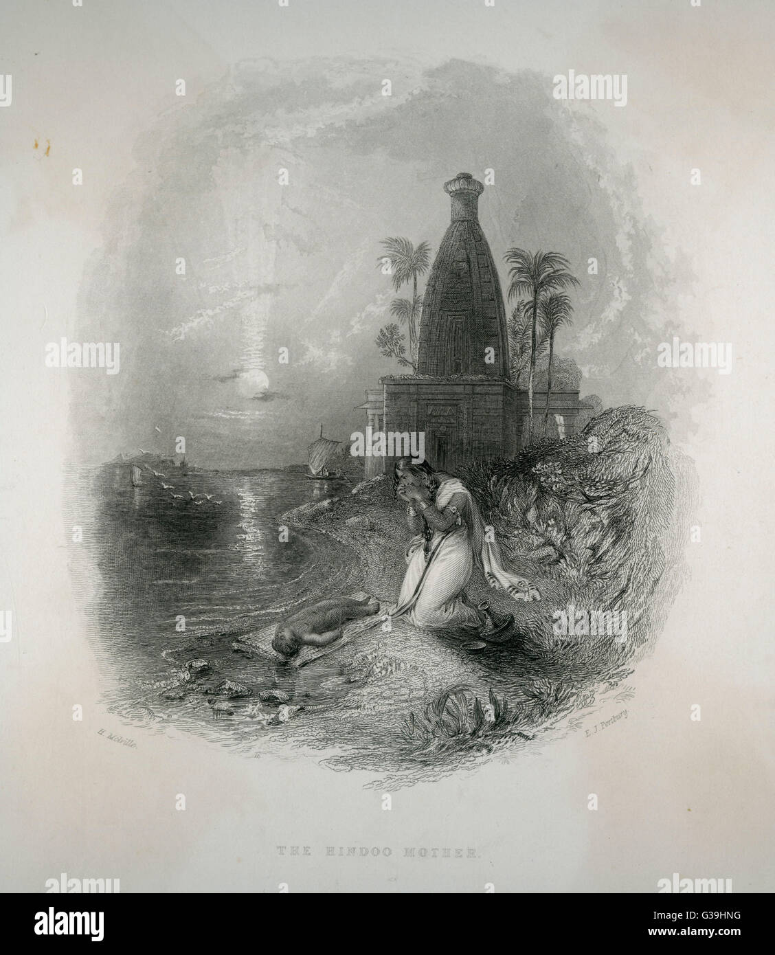 Indian Child Sacrifice Stock Photo - Alamy