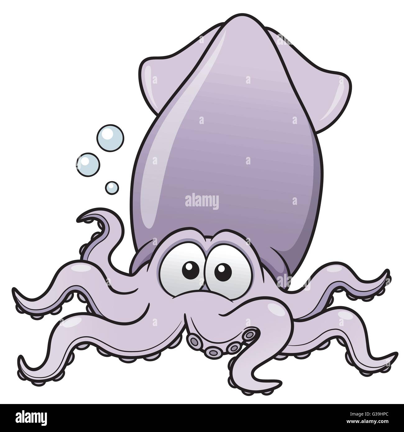 Baby Squid Cartoon