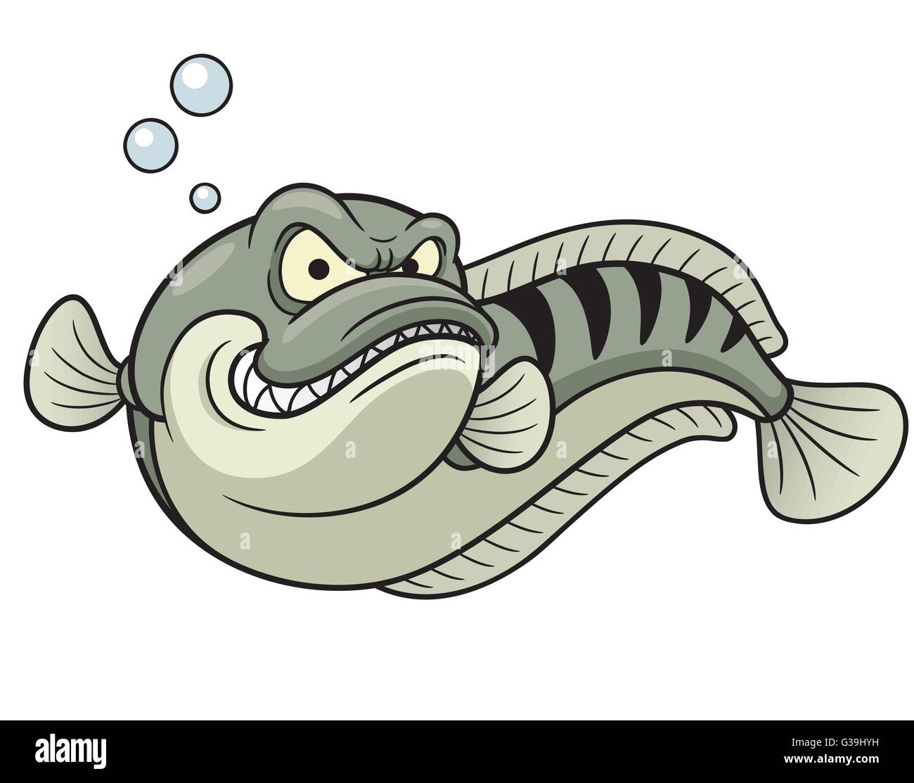 Vector illustration of Giant Snakehead fish Stock Vector Image & Art ...
