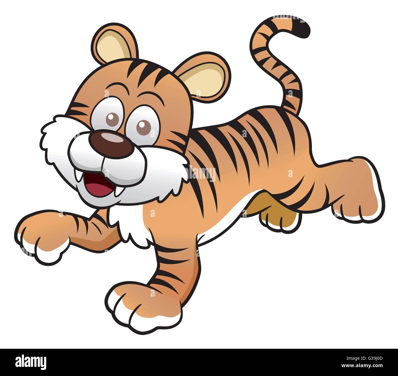 Cartoon tiger hi-res stock photography and images - Alamy