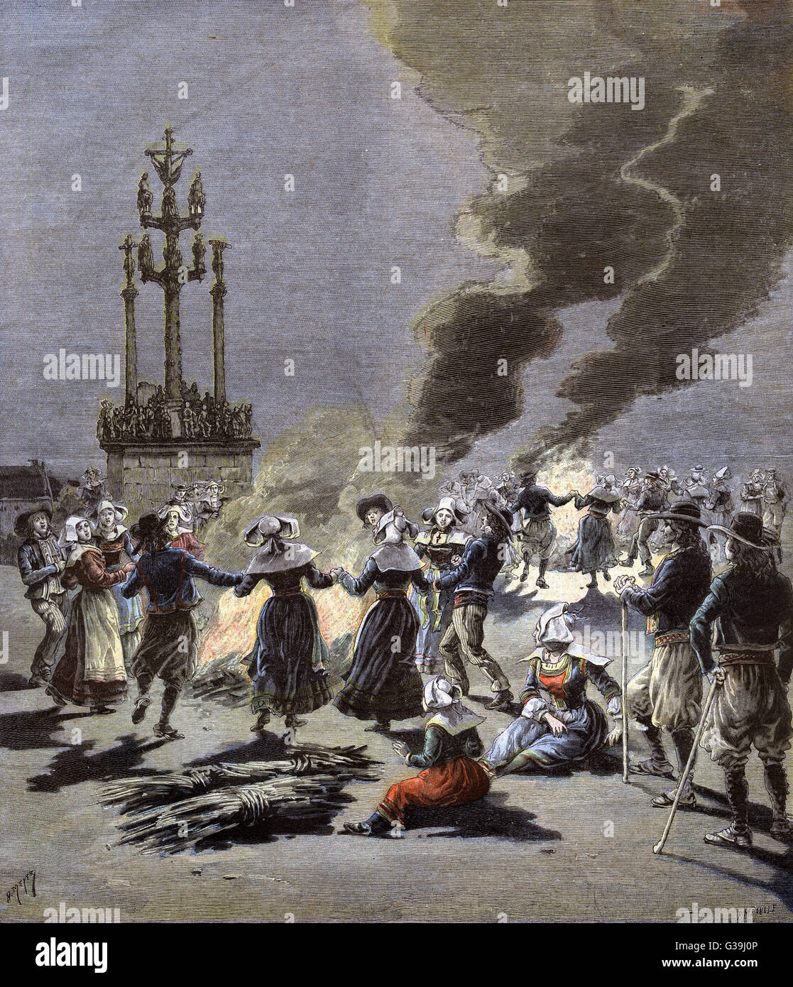 Saint john's eve bonfire hi-res stock photography and images - Alamy