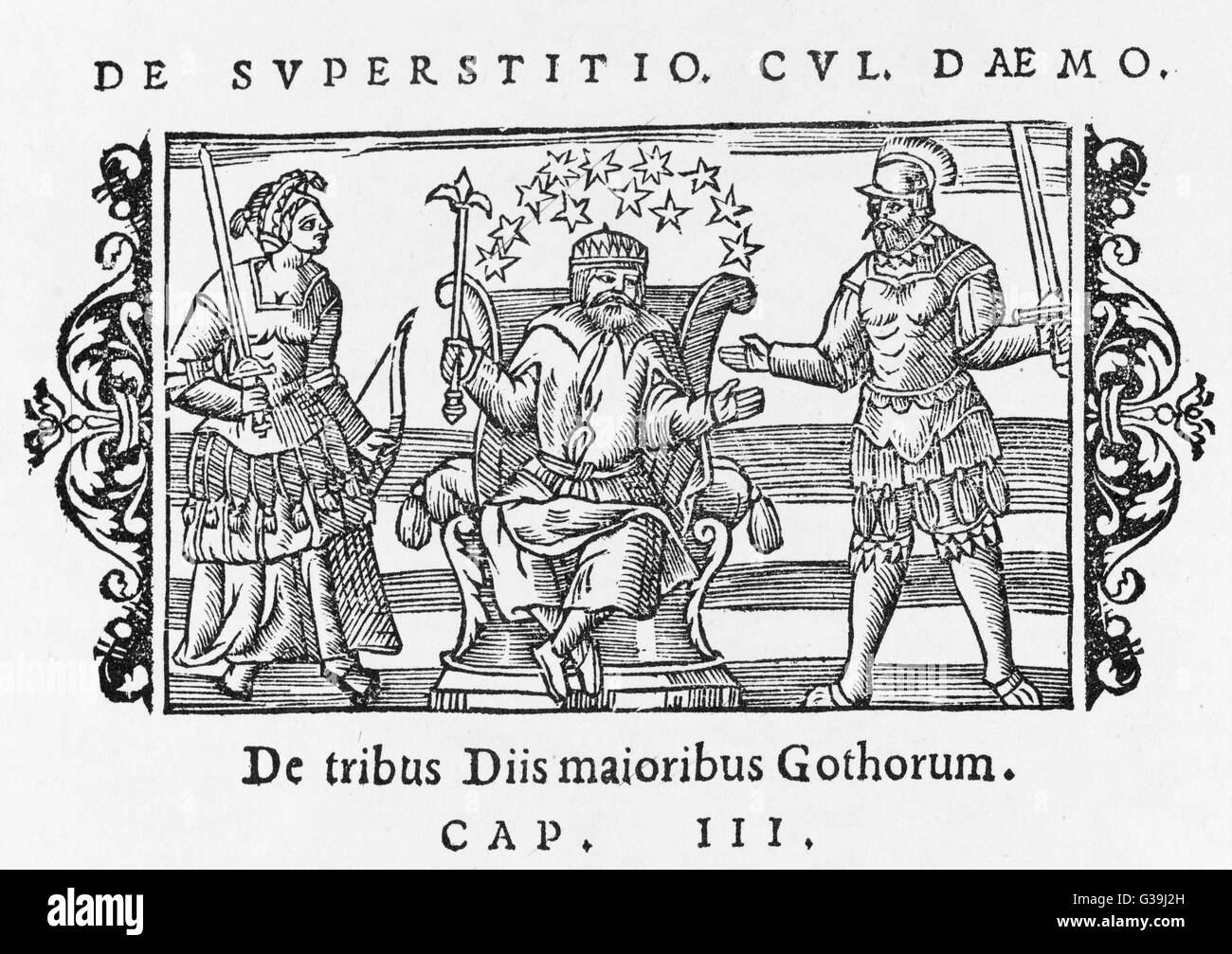 Three gods of the ancient peoples of northern Europe - FRIGGA, THOR and ...