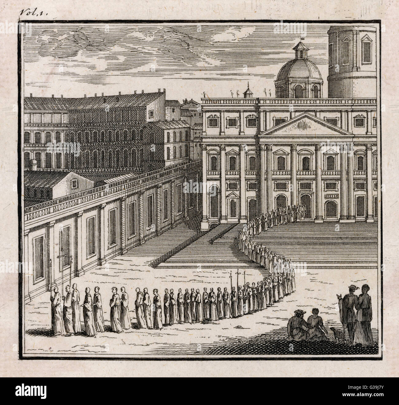 PILGRIMS TOUR 7 CHURCHES Stock Photo - Alamy