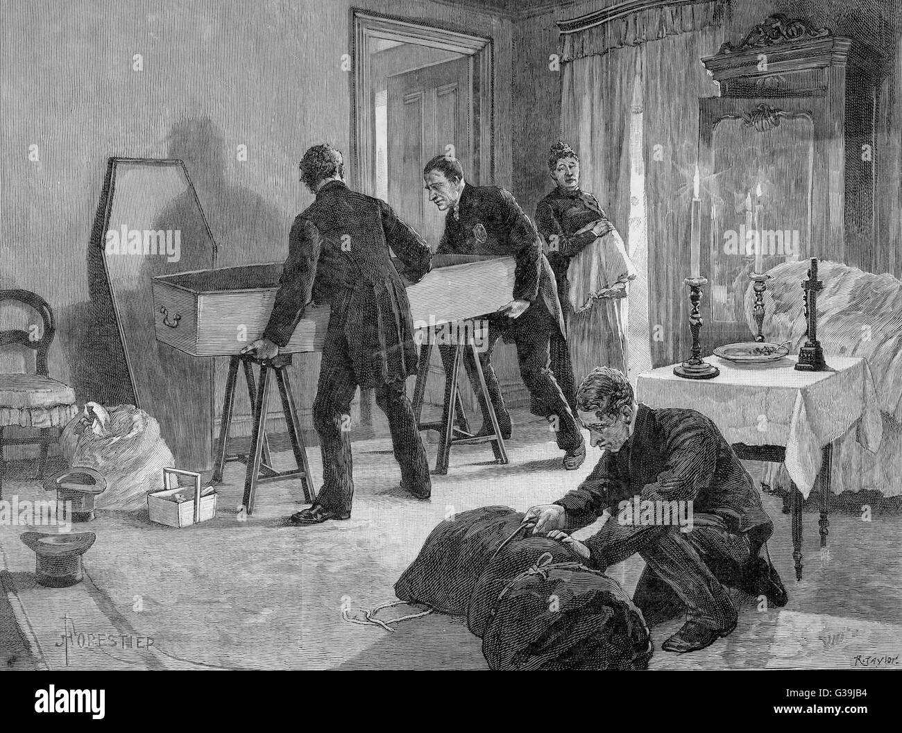 A Coffin Black and White Stock Photos & Images - Alamy