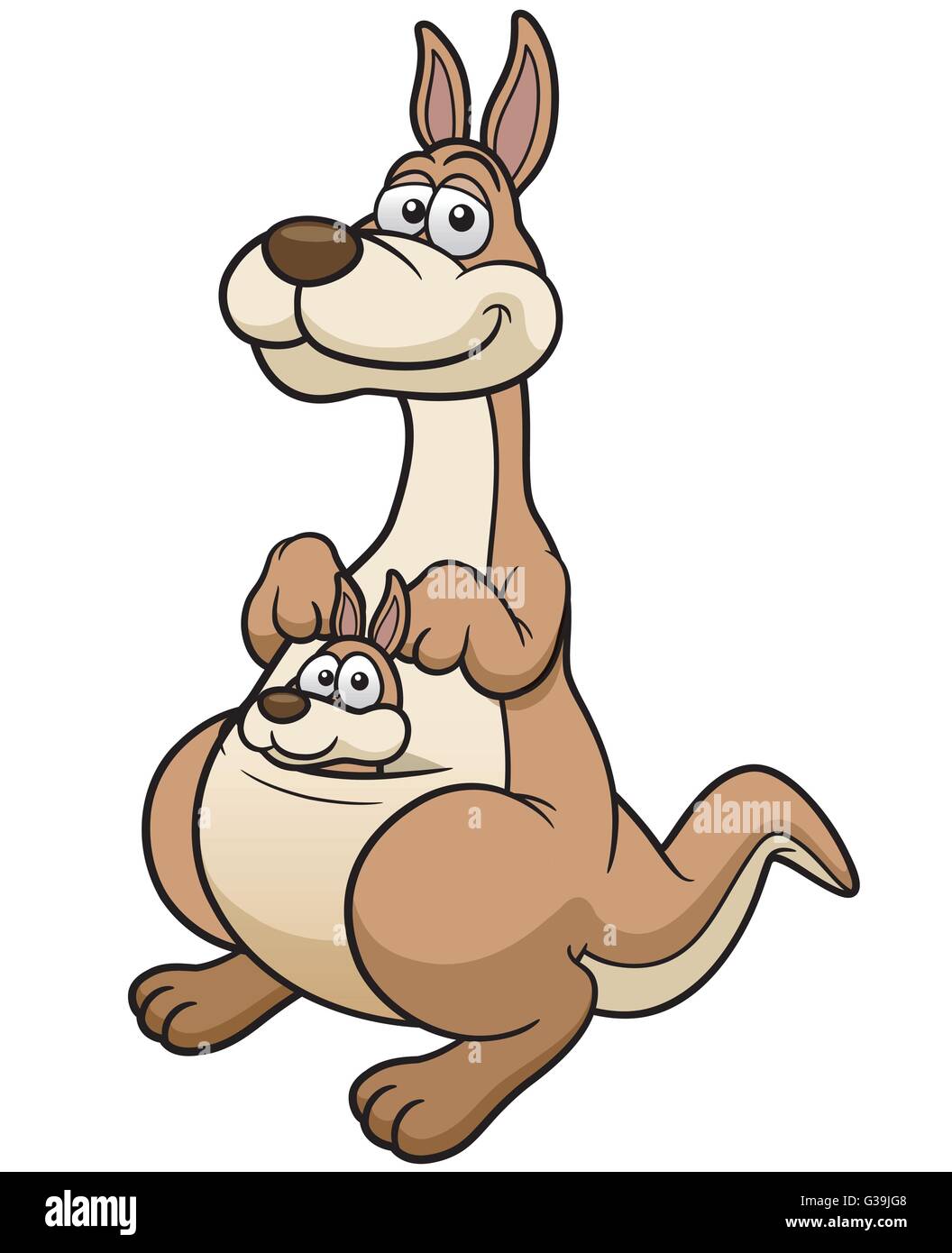 Kangaroo cartoon hi-res stock photography and images - Alamy