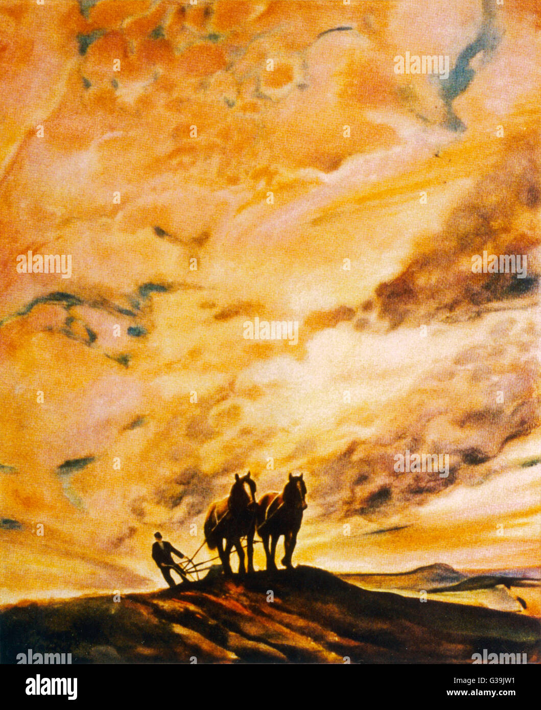 Historical ploughman hi-res stock photography and images - Alamy