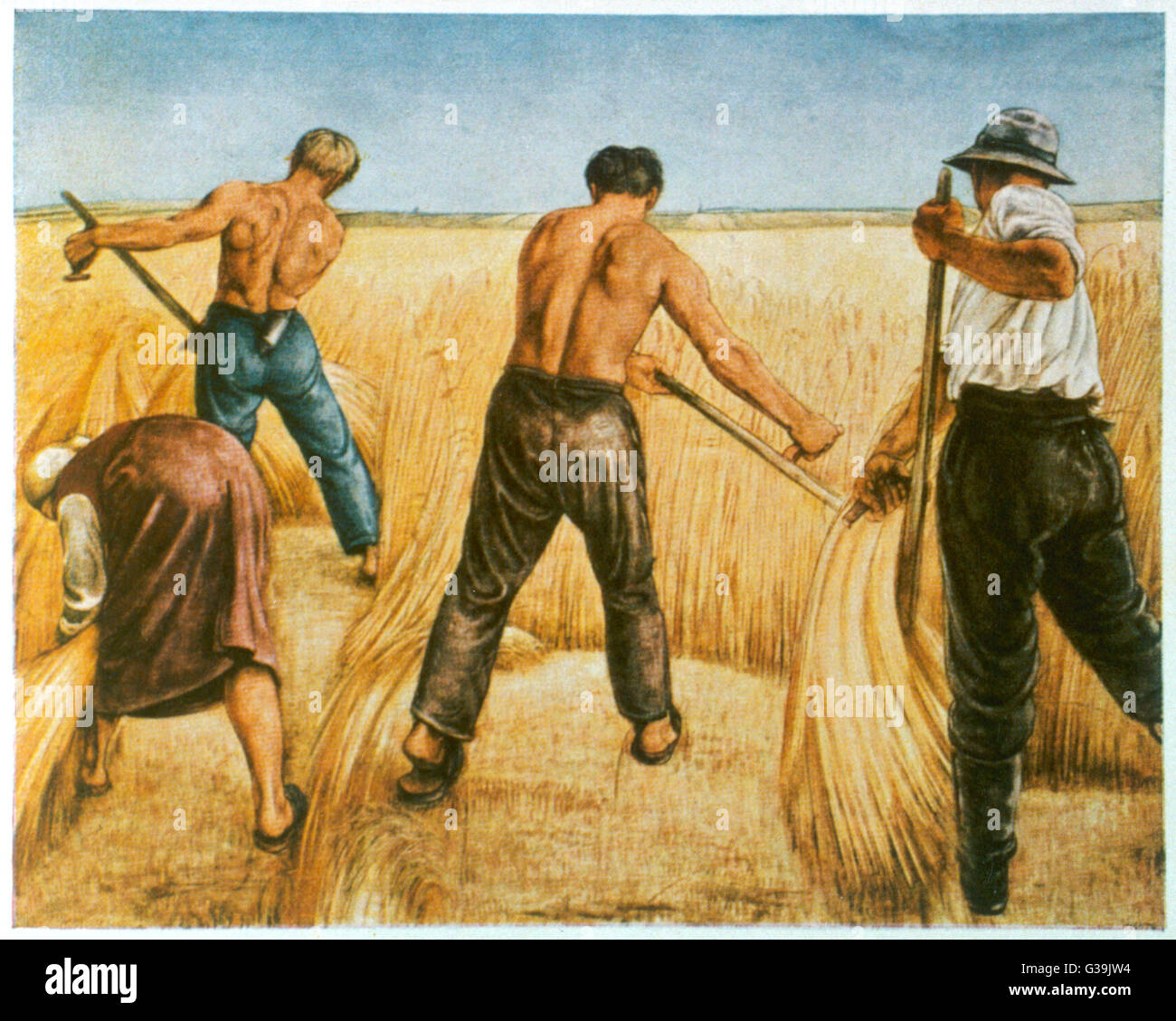 Harvesters germany hi-res stock photography and images - Alamy
