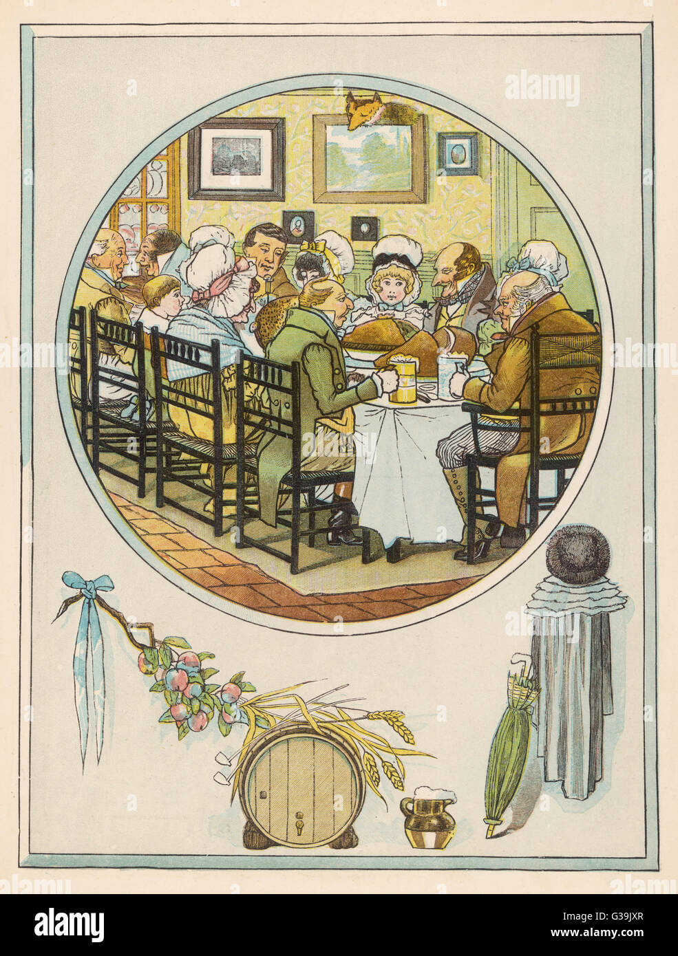 19th century christmas meal hi-res stock photography and images - Alamy