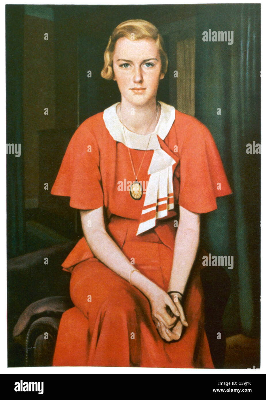 The quintessential modern Aryan young woman. Date: 1940 Stock Photo - Alamy