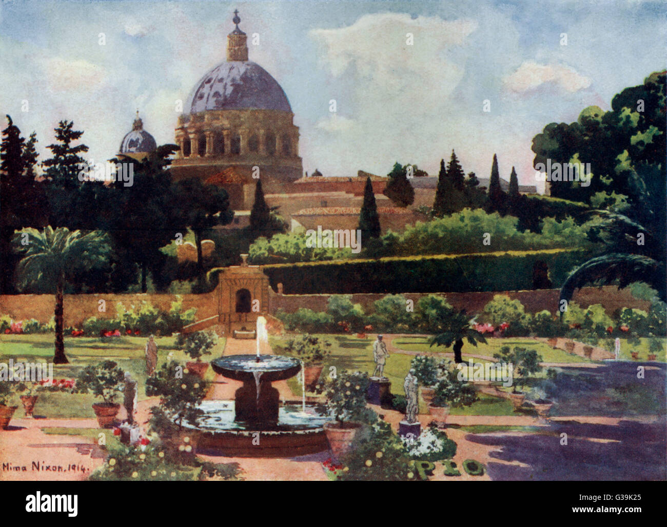 Vatican gardens st peters hi-res stock photography and images - Alamy