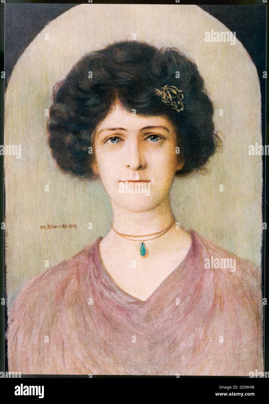 YOUNG WOMAN 1908 Stock Photo - Alamy