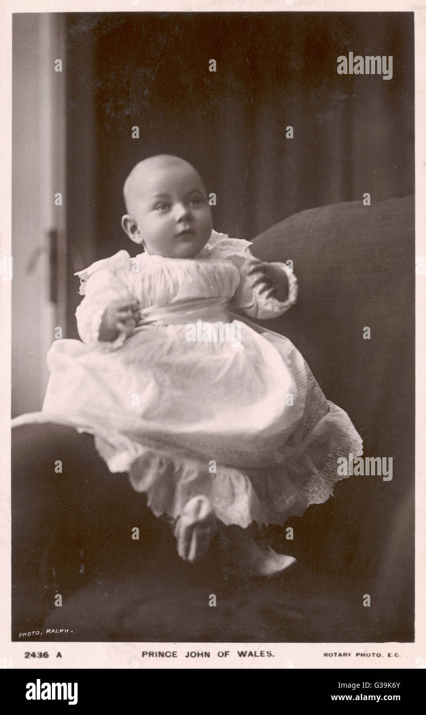 Prince john the youngest son george v hi-res stock photography and ...