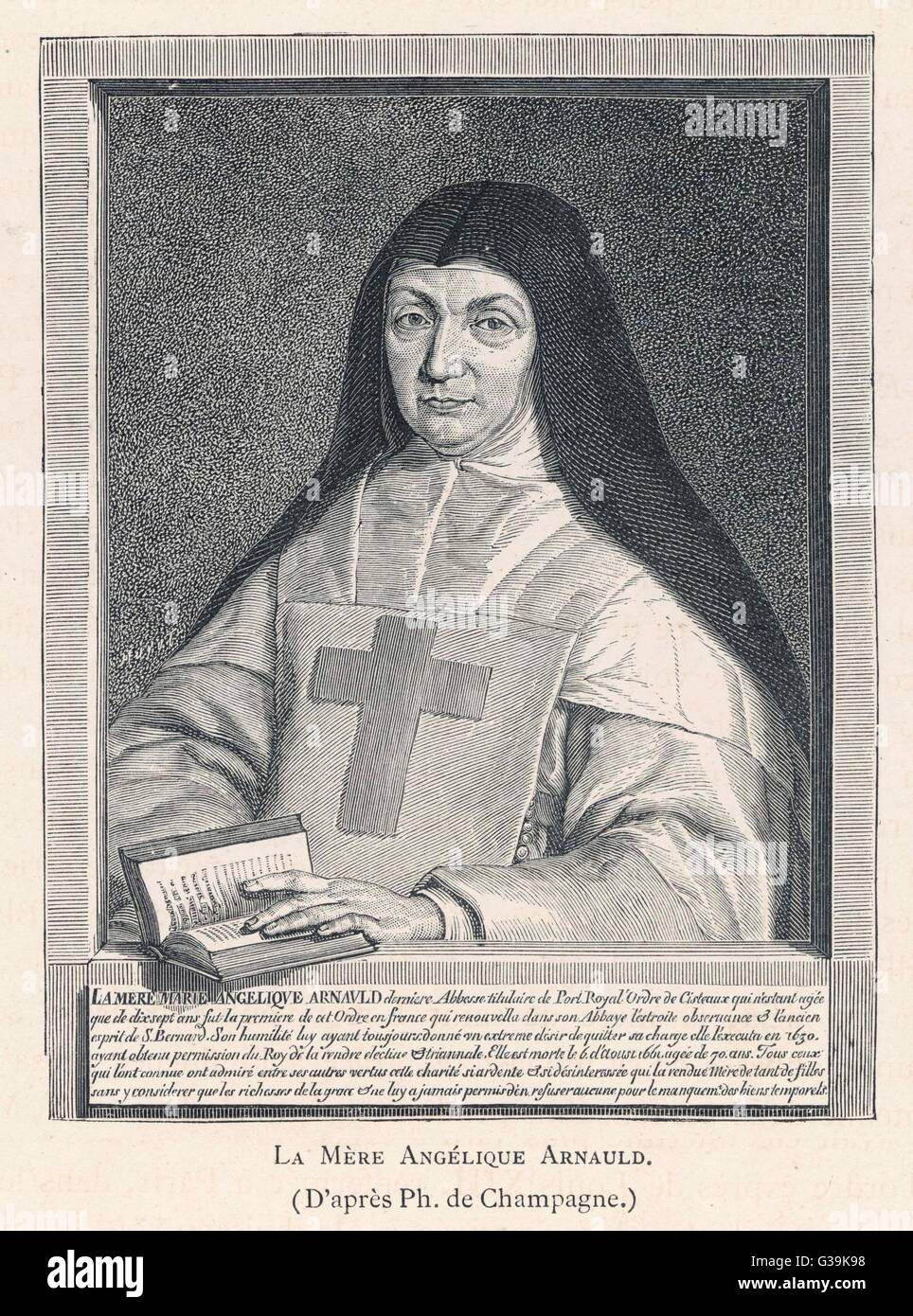 MERE ANGELIQUE ARNAULD Stock Photo - Alamy
