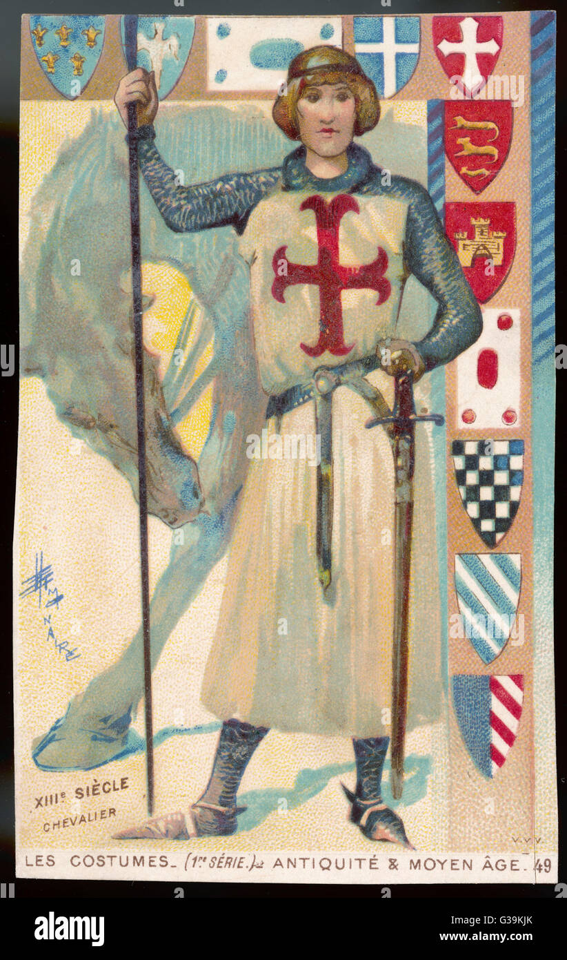 White crusader hi-res stock photography and images - Alamy