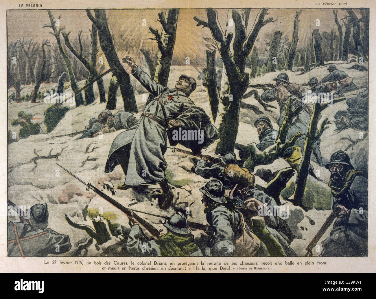 WINTER TRENCH FIGHT Stock Photo - Alamy