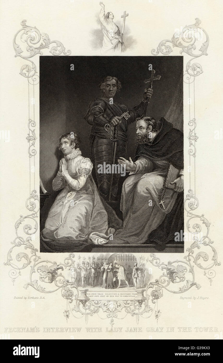 Execution lady jane grey 1554 hi-res stock photography and images - Alamy