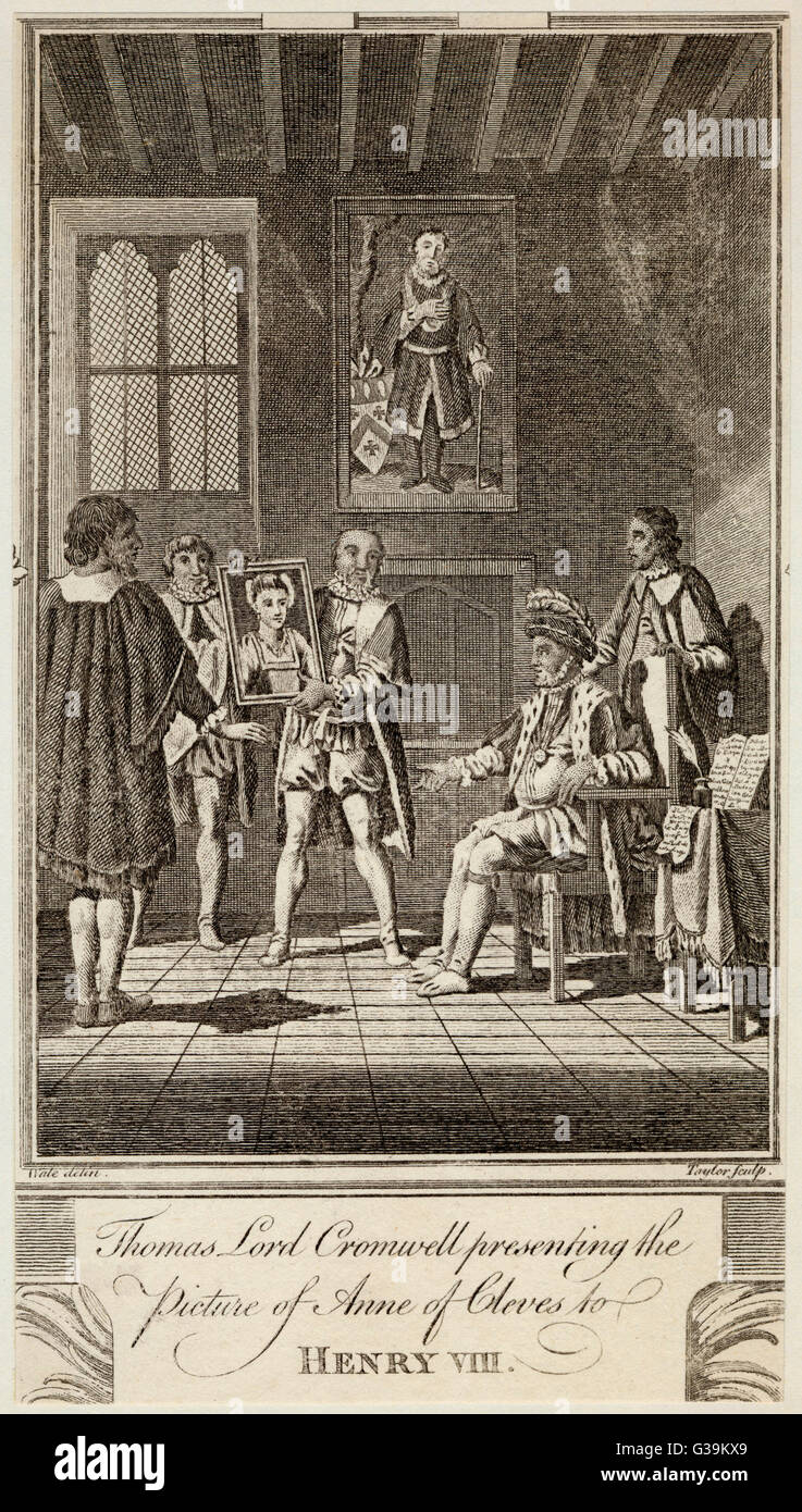 King Henry VIII and Thomas Cromwell Stock Photo - Alamy