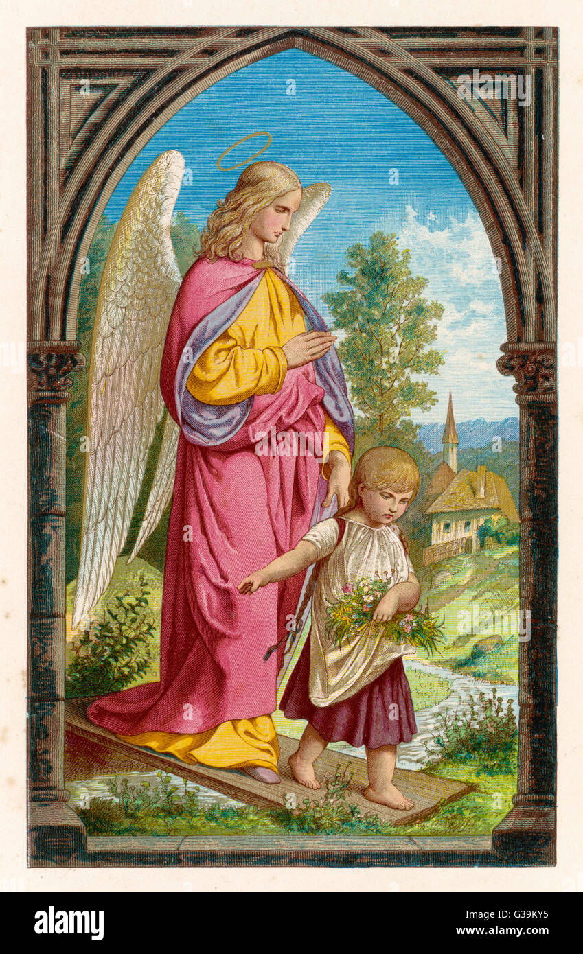 GERMAN GUARDIAN ANGEL Stock Photo - Alamy