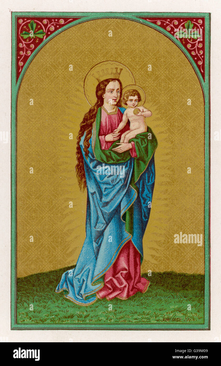 MARY AND HER BABY Stock Photo - Alamy