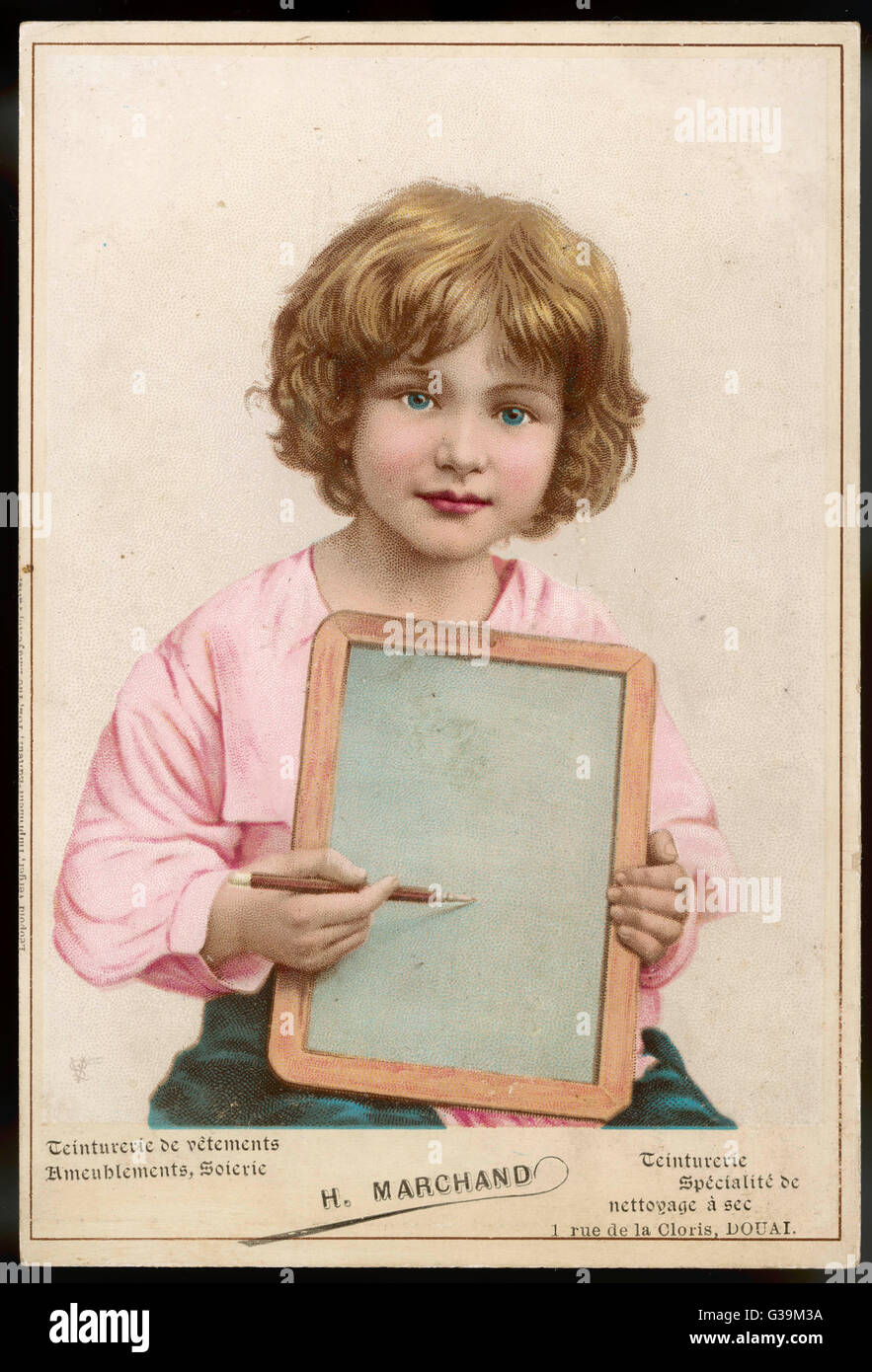 Children slate hi-res stock photography and images - Alamy