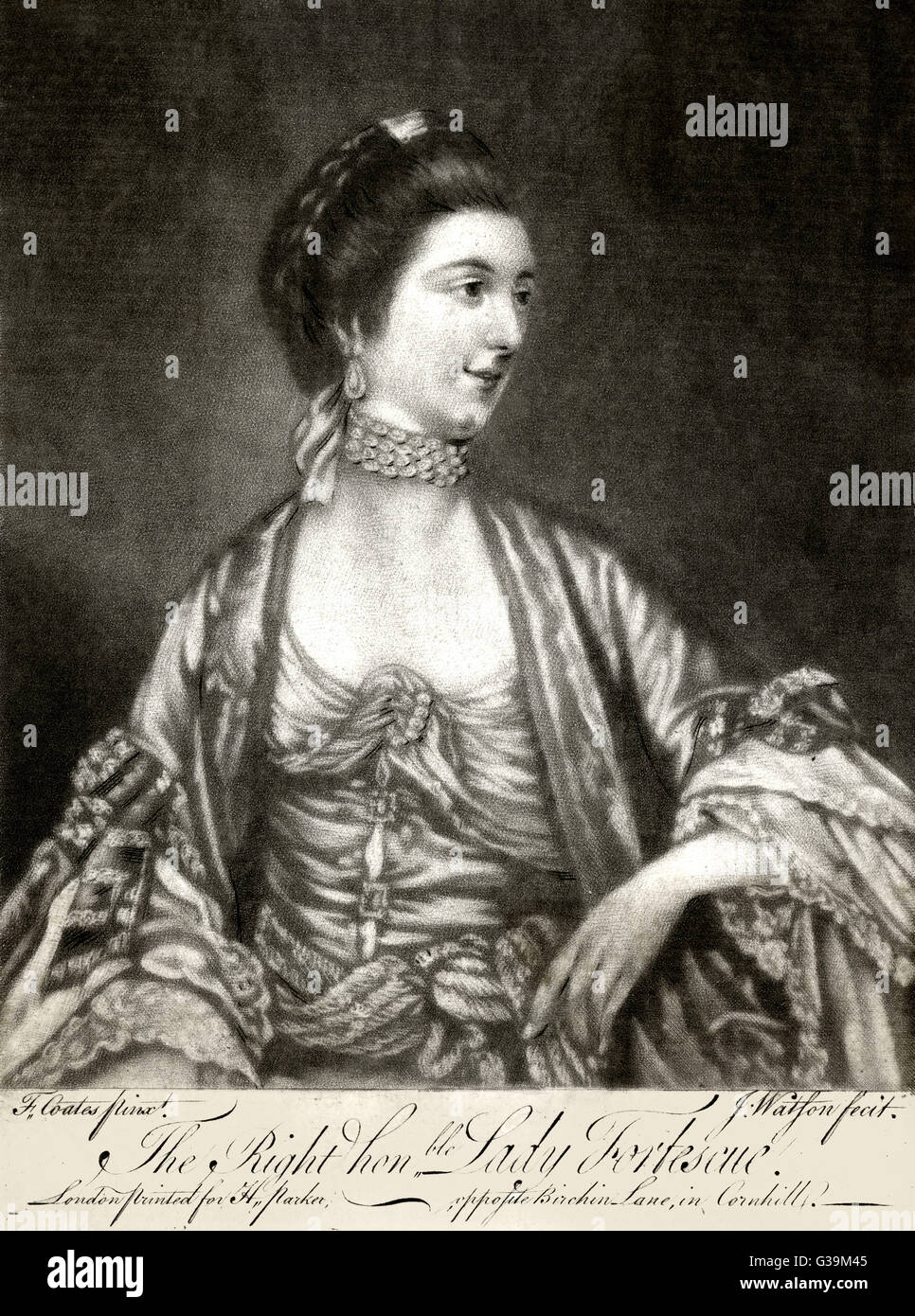 ANN, LADY FORTESCUE Stock Photo - Alamy