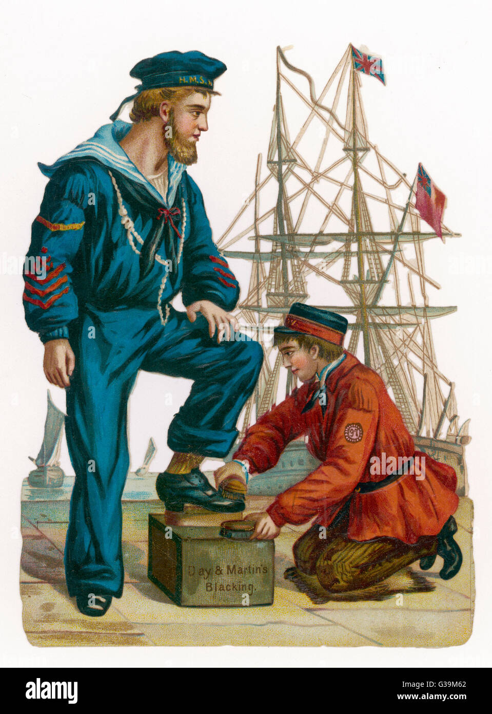 Sailor Going on Leave Stock Photo - Alamy