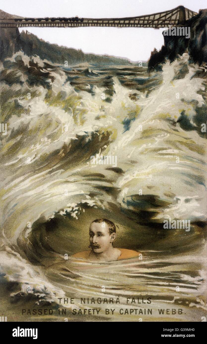 Matthew webb niagara hi-res stock photography and images - Alamy