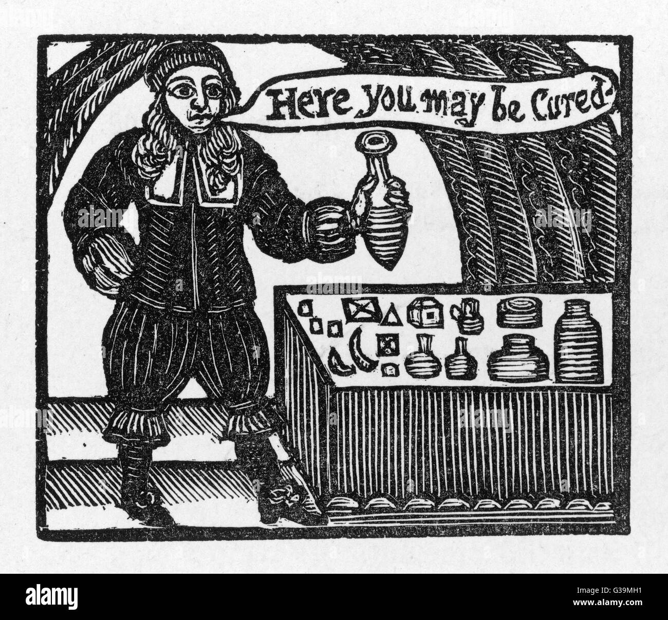 Medicine - 17th century Quack Doctor Stock Photo - Alamy