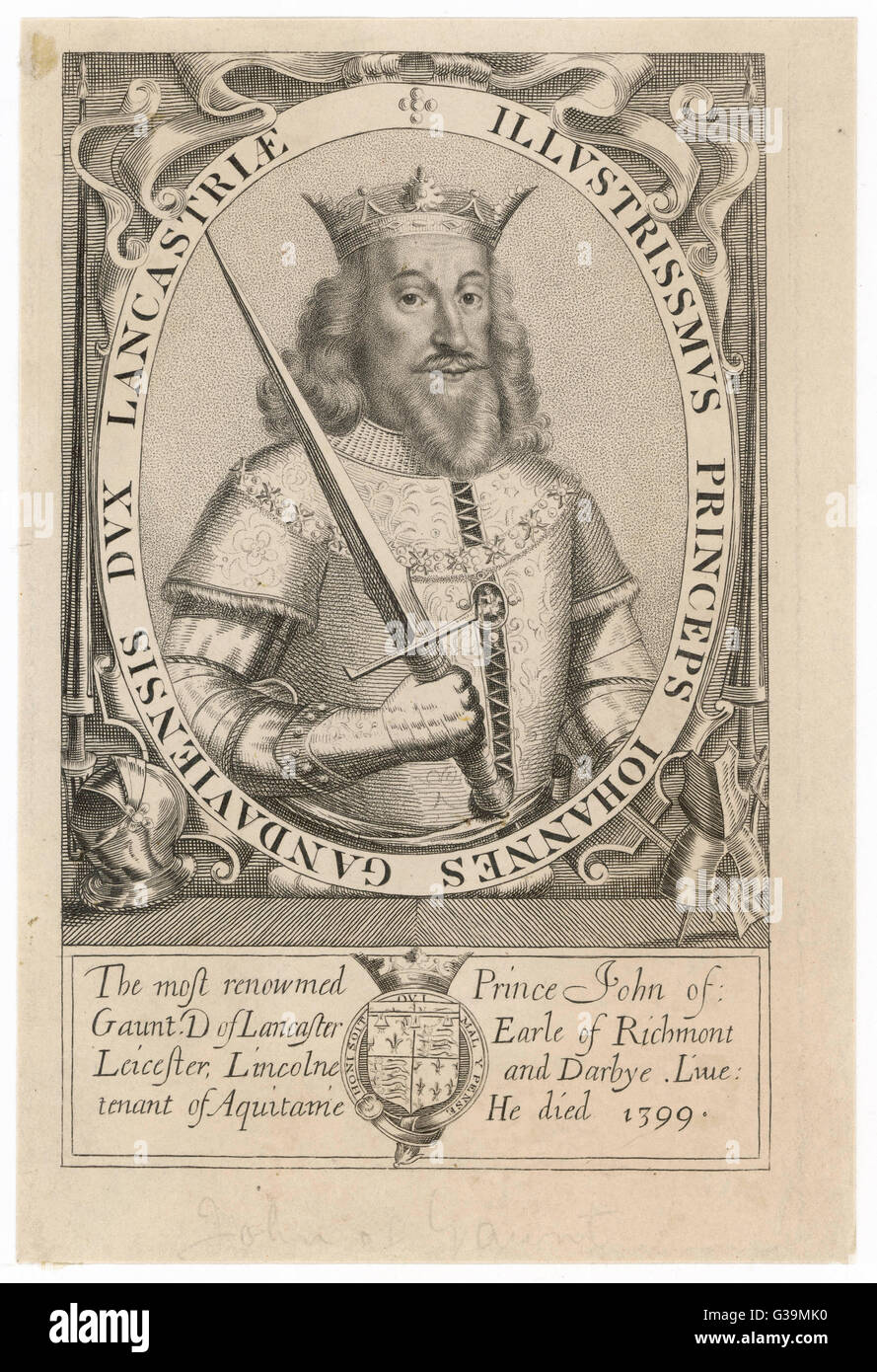 JOHN OF GAUNT Duke of Lancaster Fourth son of Edward III and brother of ...
