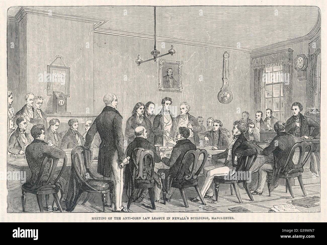 1841/ANTI-CORN LAW MEET Stock Photo - Alamy