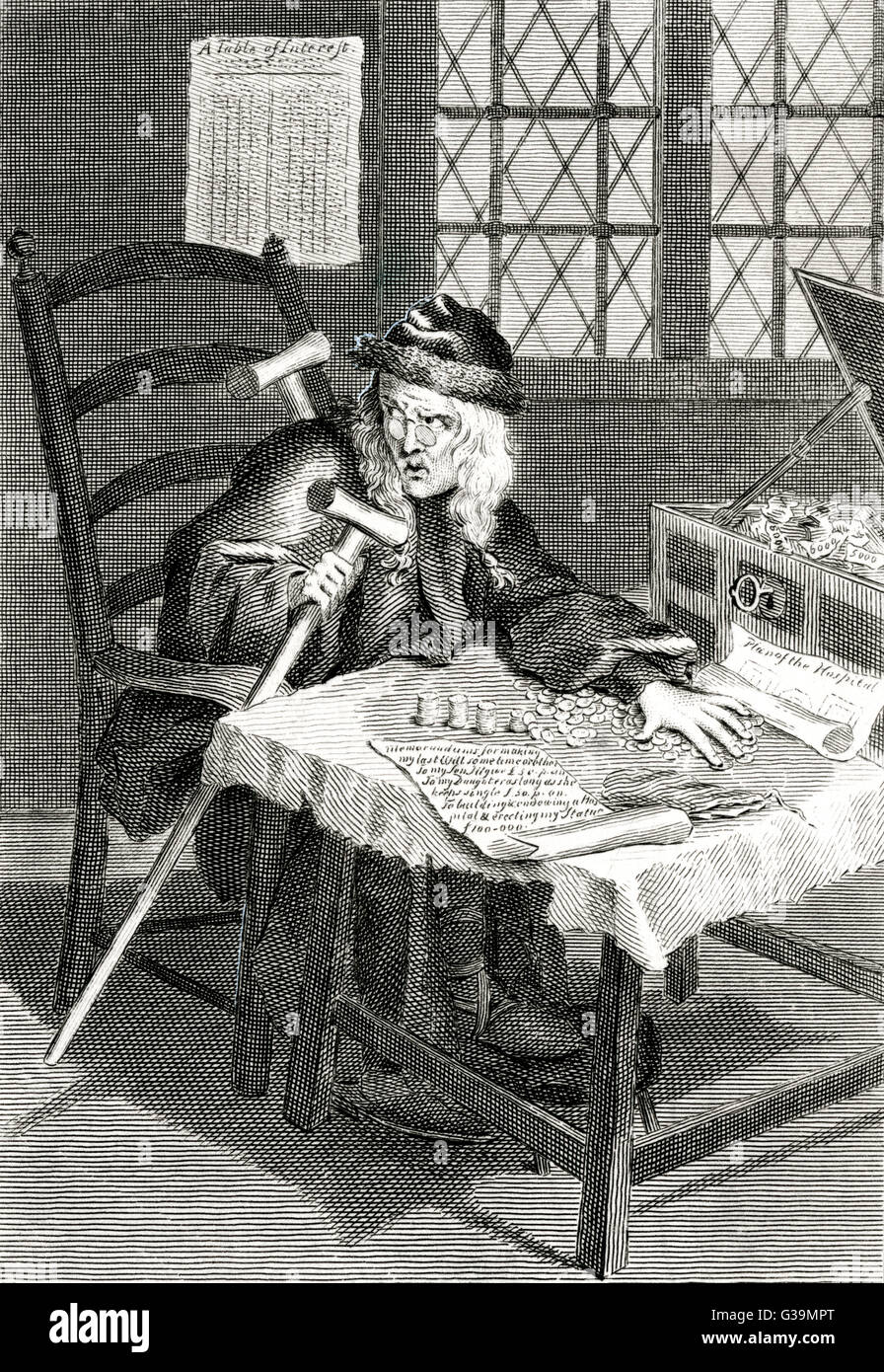 Miser and money hi-res stock photography and images - Alamy