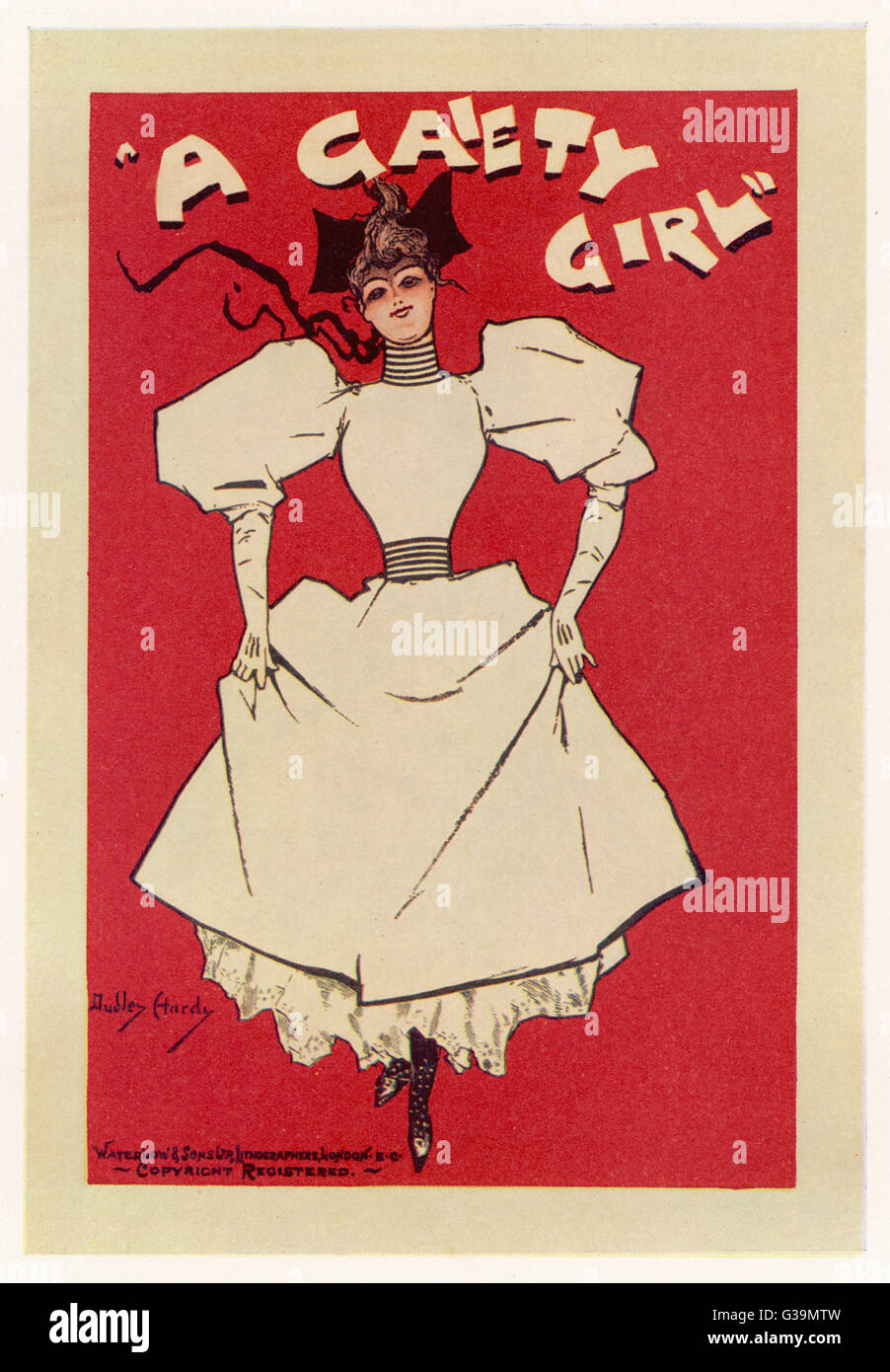 A Gaiety Girl Stock Photo - Alamy