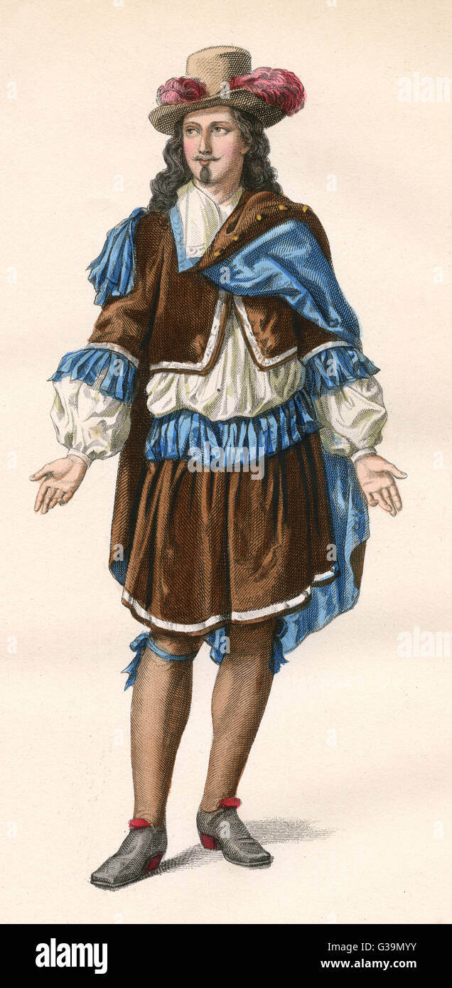 Costume - Man, 1634 Stock Photo - Alamy