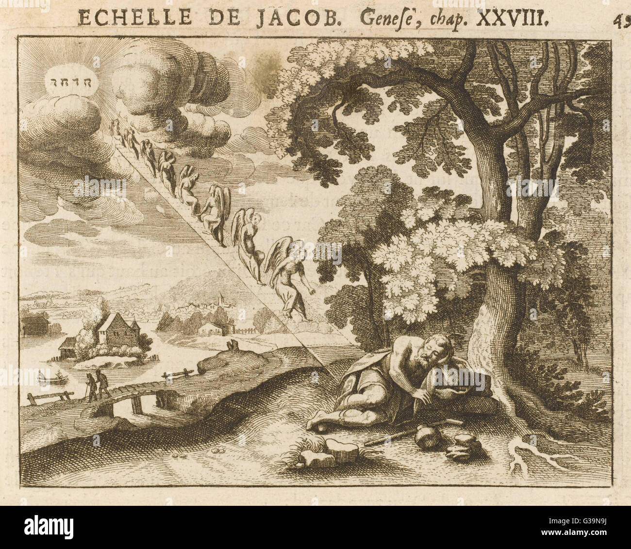 Jacobs ladder angels hi-res stock photography and images - Alamy