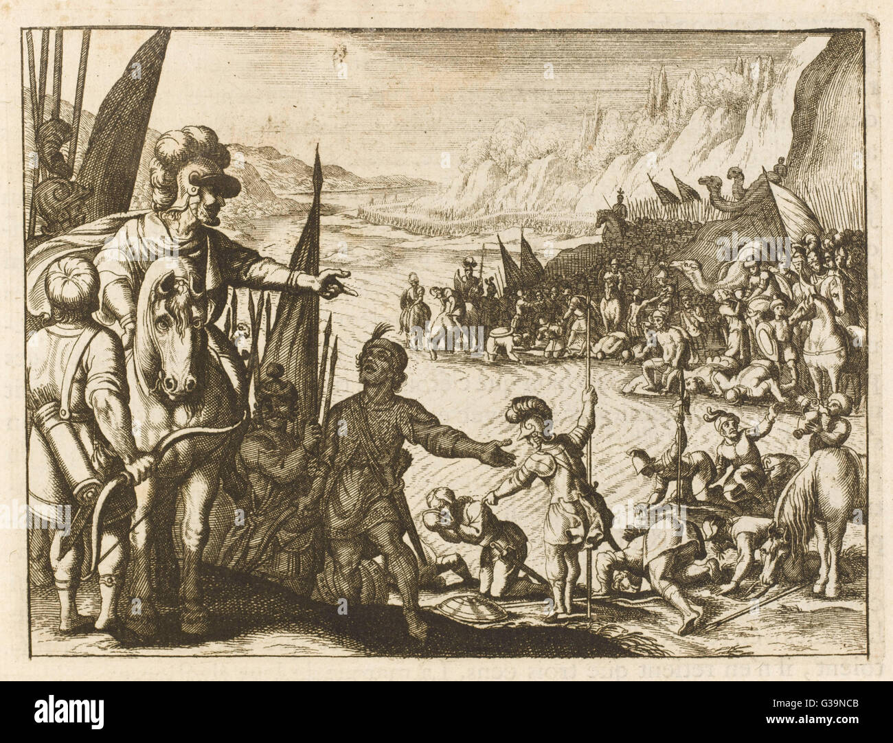 GIDEON CHOOSES HIS MEN Stock Photo - Alamy