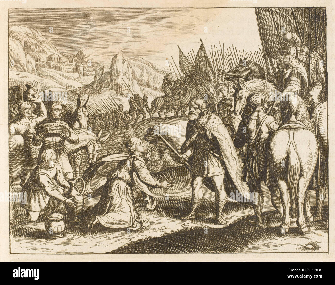 Nabal refuses hi-res stock photography and images - Alamy