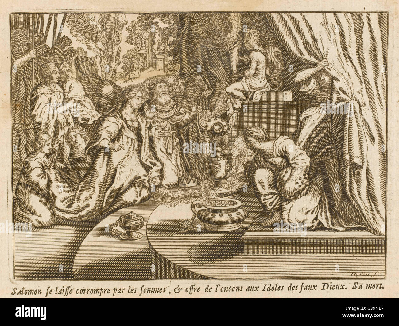 SOLOMON AND FALSE GODS Stock Photo - Alamy